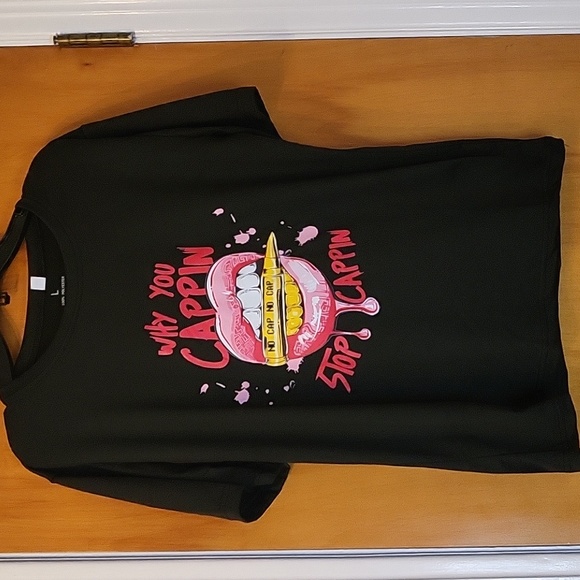 Tops | Womens Why You Cappin Short Sleeve Tshirt | Poshmark